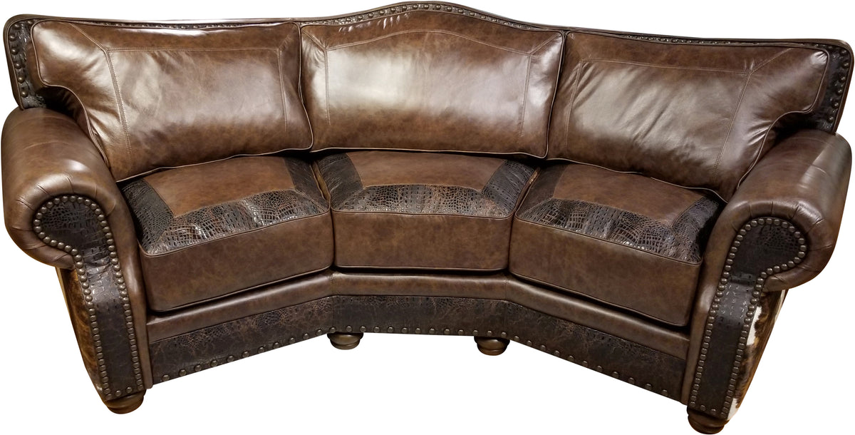 Split Rail Swivel Recliner – Santa Fe Ranch