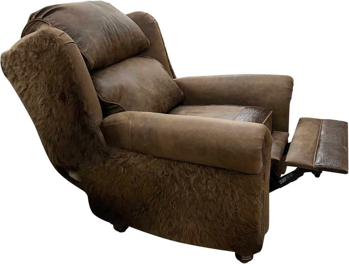 Yellowstone Buffalo Oversized Wingback Recliner – Santa Fe Ranch