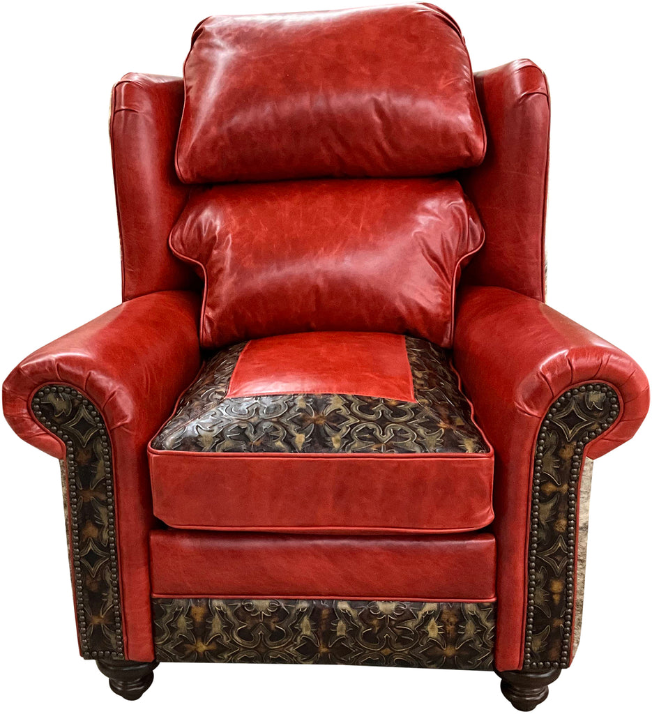 Red Rocks Oversized Wingback Recliner – Santa Fe Ranch