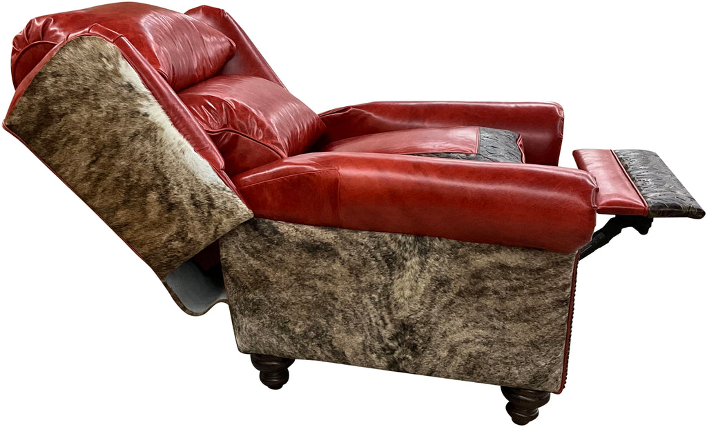 Red Rocks Oversized Wingback Recliner – Santa Fe Ranch